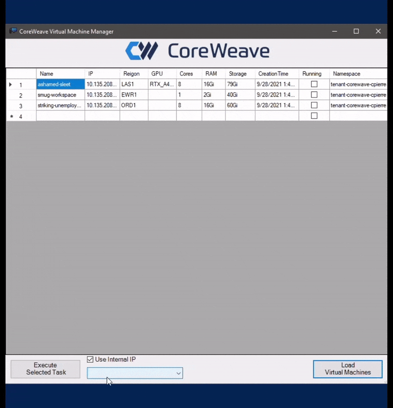GitHub - coreweave/virtual-machine-manager: Manage virtual instances on CoreWeave Cloud