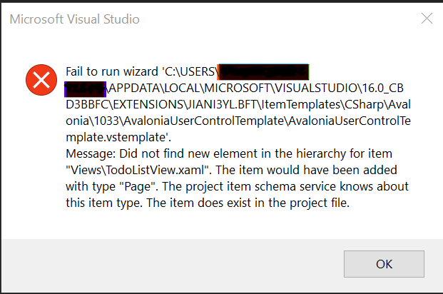 Failed to run Wizard · Issue #4158 · AvaloniaUI/Avalonia · GitHub