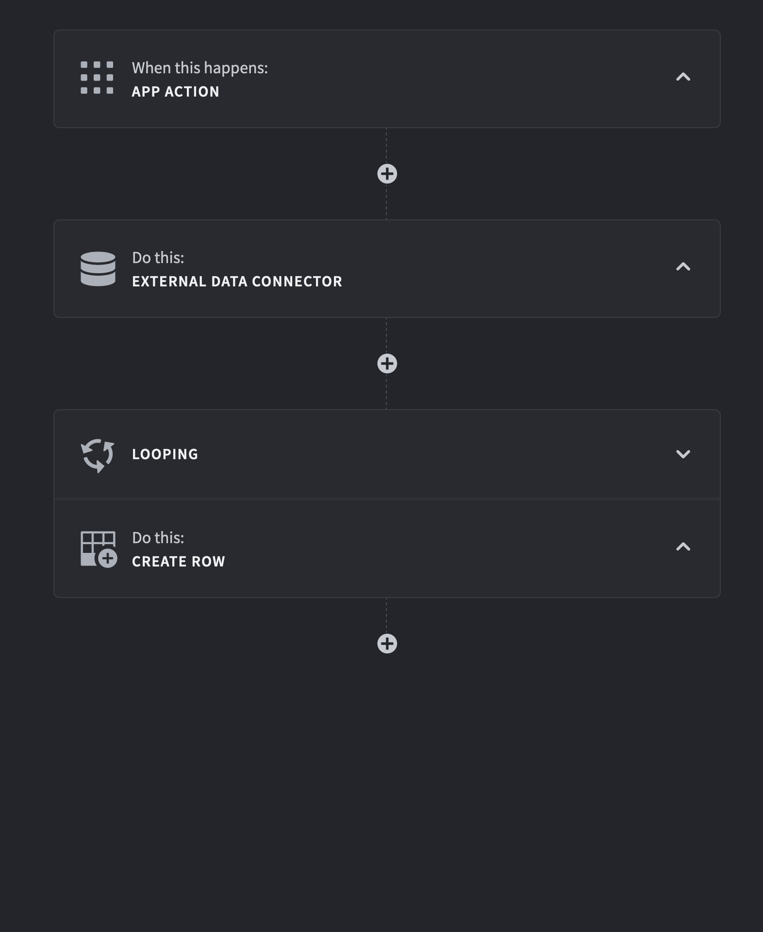 When The Looping Part Of An Automation Is Collapsed The Arrow Points The Wrong Way · Issue