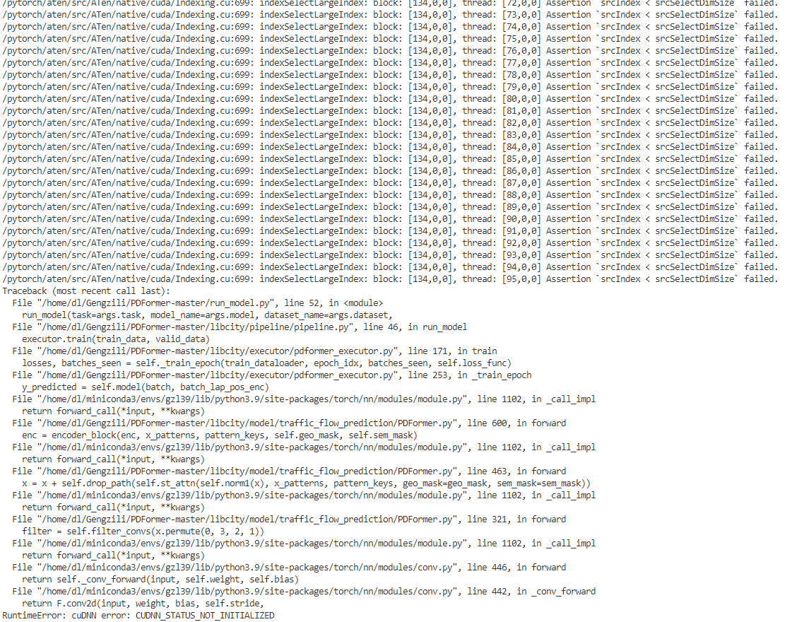关于使用PeMS07 出现killed问题 · Issue #20 · BUAABIGSCity/PDFormer · GitHub