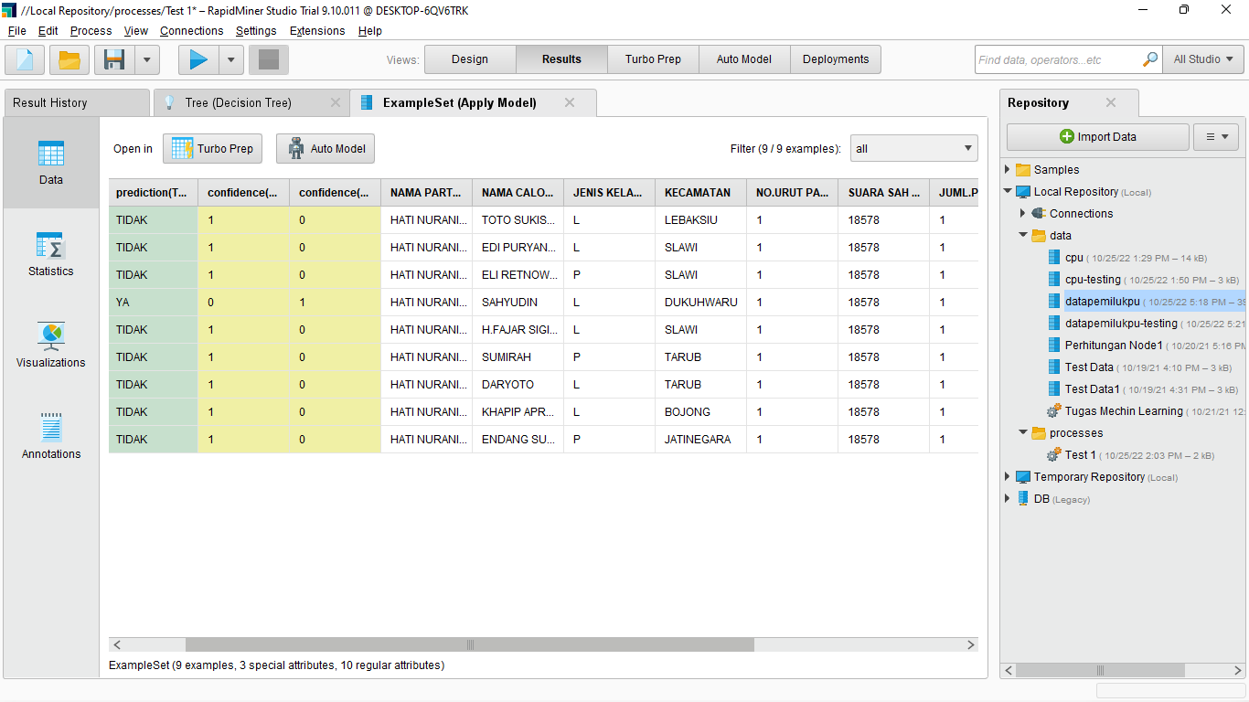 GitHub - GeyxerZero/Training-Dataset-Rapidminer