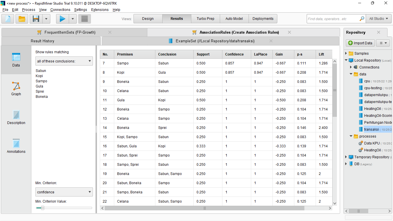 GitHub - GeyxerZero/Training-Dataset-Rapidminer