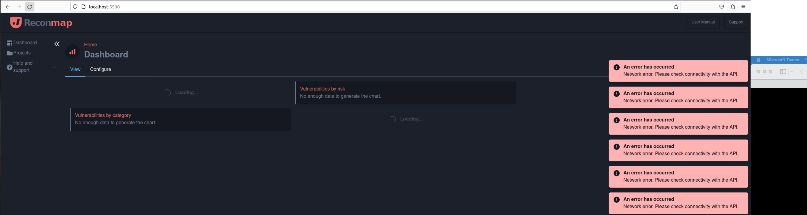 CORS policy error · Issue #130 · reconmap/reconmap · GitHub
