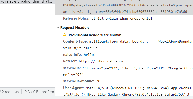 upload组件的submit在一些情况提示“Provisional headers are shown” · Issue #935 · tusen-ai/naive-ui · GitHub