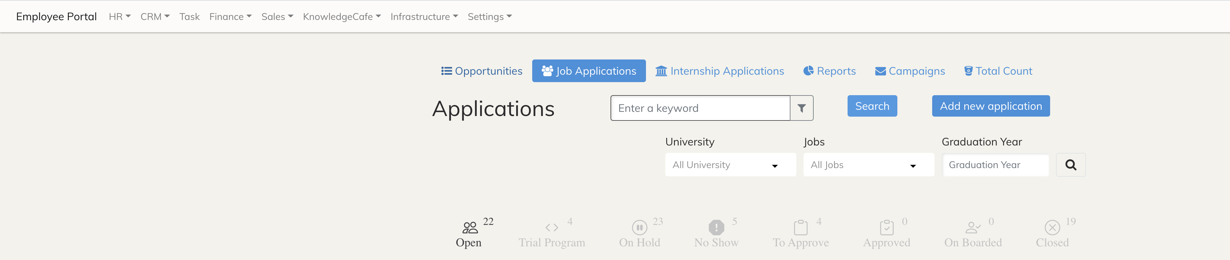 We need to add Plus icon and change the background color to `Add new application` button ...
