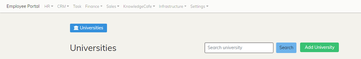 We need to add plus icon to `Add University` button. · Issue #2335 · ColoredCow/portal · GitHub
