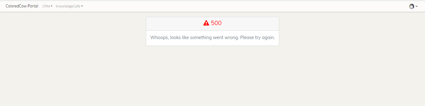 User Not Able To Access `my Profile` Showing 500 Error · Issue 2631 · Coloredcowportal · Github