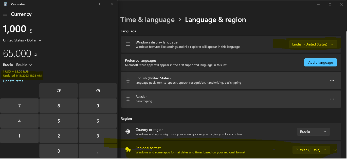 Calc display date in wrong regional format (currency convert) · Issue ...