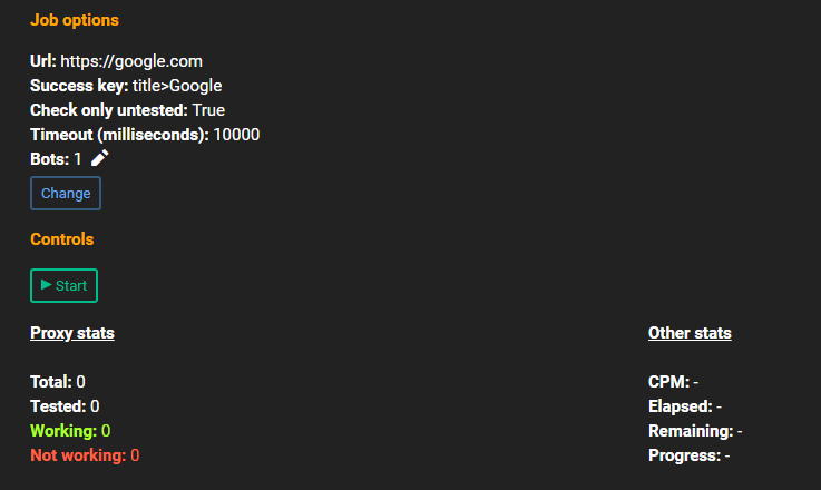 [BUG]Can’t check proxies with other website · Issue #78 · openbullet/OpenBullet2 · GitHub