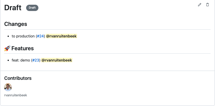 Use in combination with release-drafter · Issue #672 · python-semantic-release/python-semantic ...