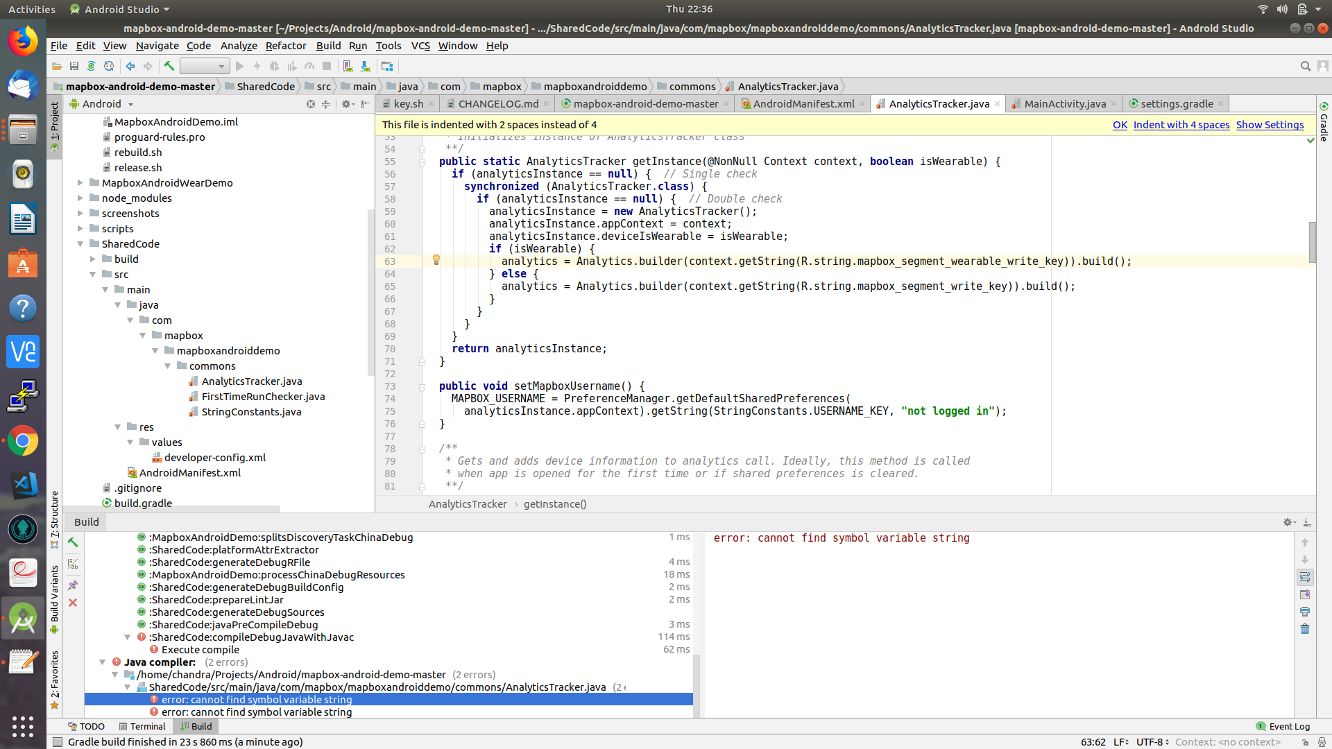 Build Issue With Mapbox Android Demo · Issue 914 · Mapboxmapbox Android Demo · Github