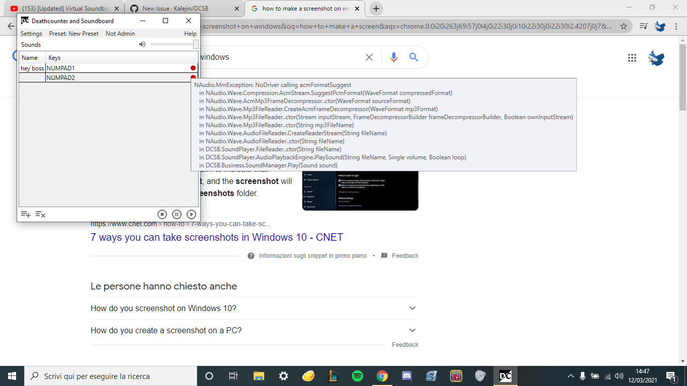 audio not playing at all · Issue #83 · Kalejin/DCSB · GitHub