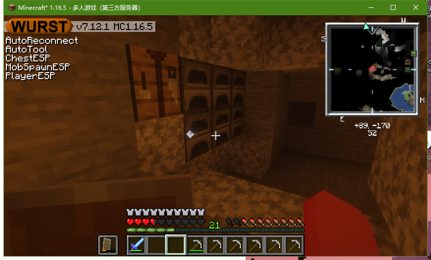 I found something that might help you · Issue #321 · Wurst-Imperium/Wurst7 · GitHub