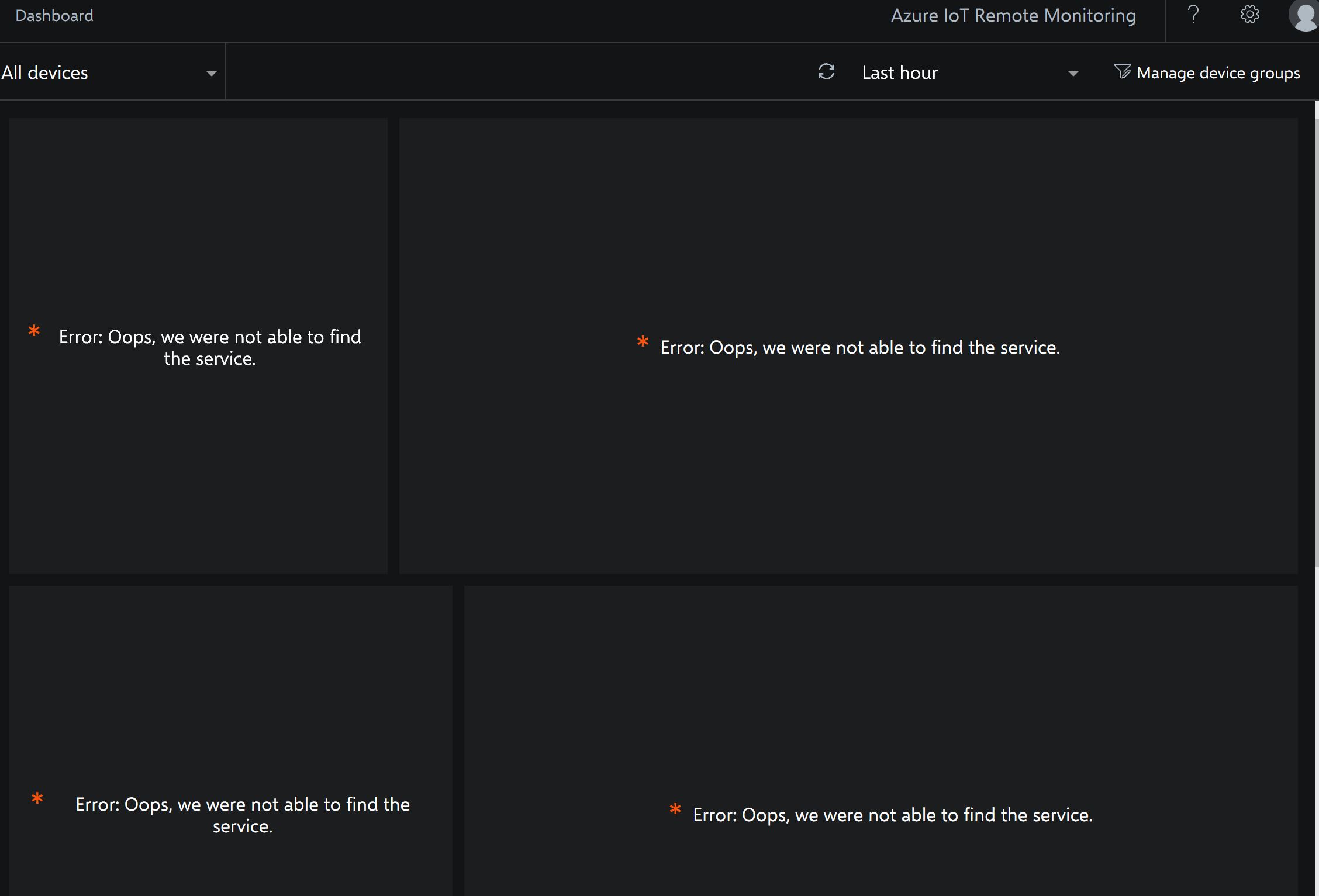 Dashboard Errors · Issue #1040 · Azure/pcs-remote-monitoring-webui · GitHub