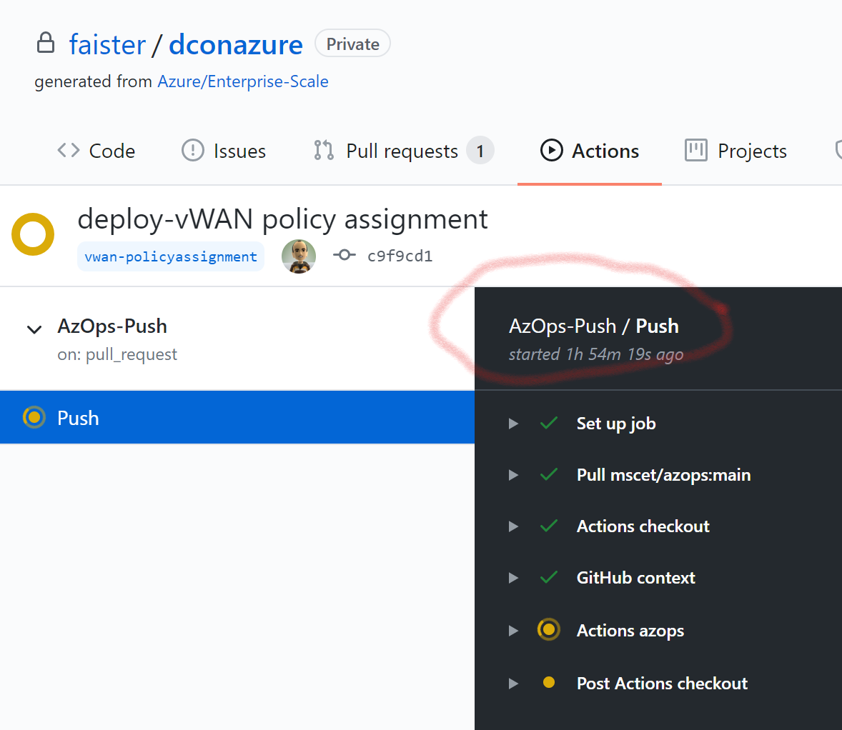 AzOps-Push workflow got stuck · Issue #225 · Azure/Enterprise-Scale · GitHub