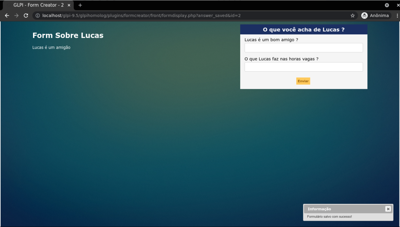 GLPI 9.5 - Personalizar formulário anonimo · Issue #14 · verdanatech/formcreator · GitHub
