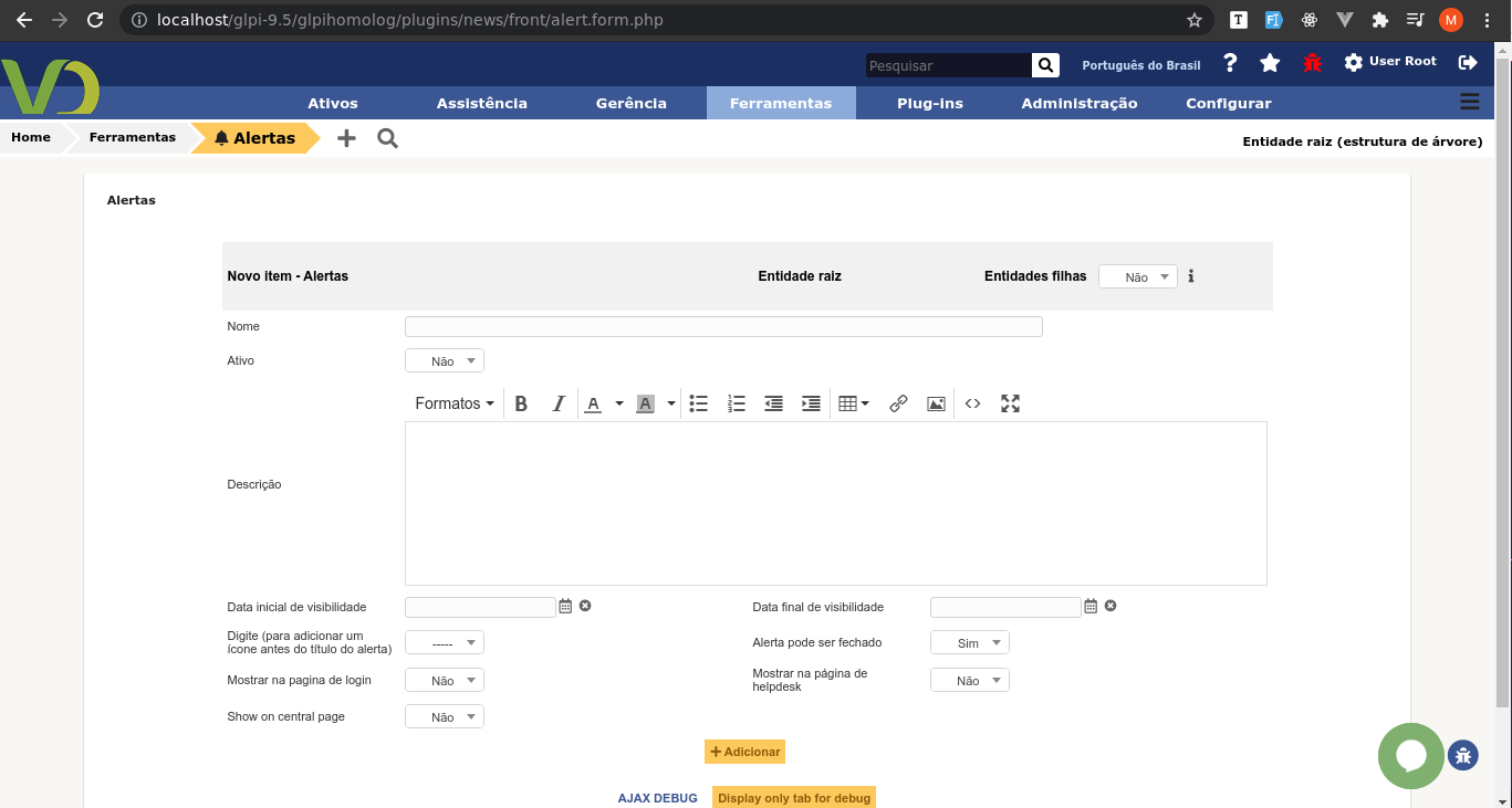 Criar branchs 9.5 e 9.5 - dev · Issue #1 · verdanatech/news · GitHub