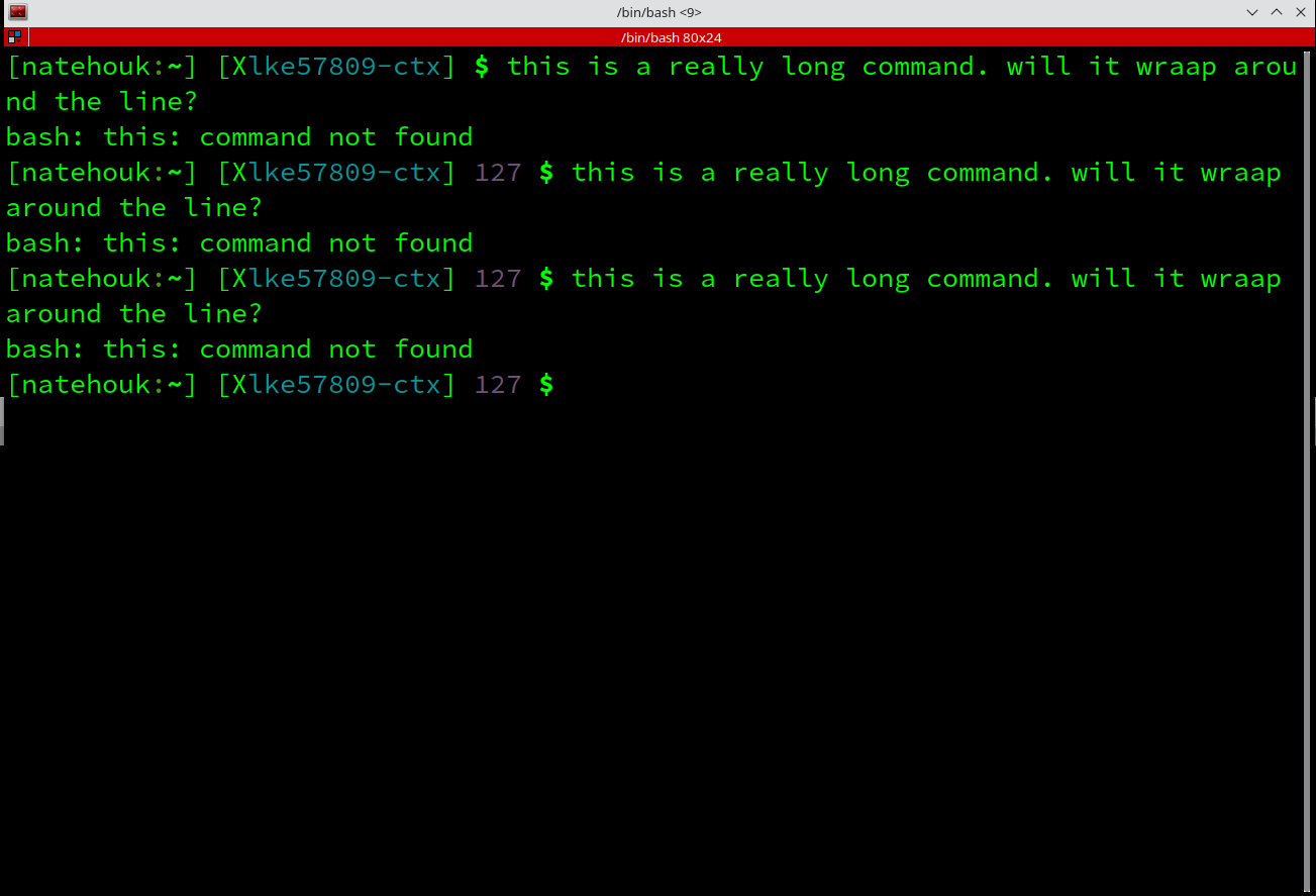 K8s contexts breaks line wrapping in console · Issue #703 ...