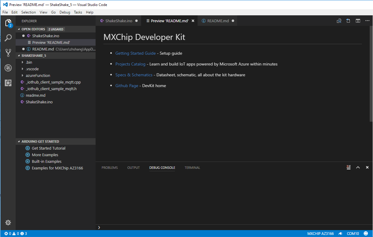 New Welcome page experience · Issue #383 · microsoft/vscode-arduino ...