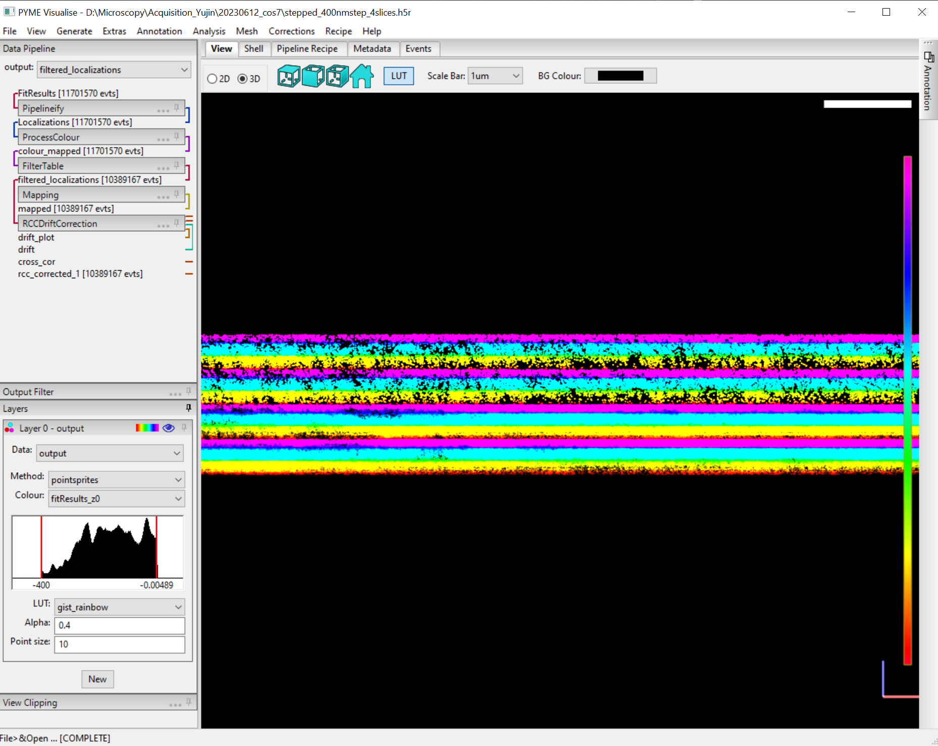 [SUPPORT] PYMEVis post-processing localizated data from astigamatism z-stacking PAINT · Issue ...