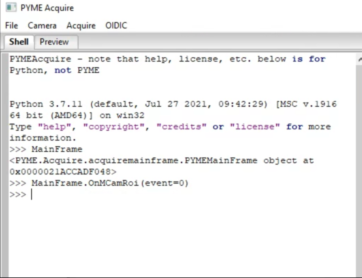 [support] Accesing Mainframe From Other Pyme Functions · Issue 1412 · Python Microscopy