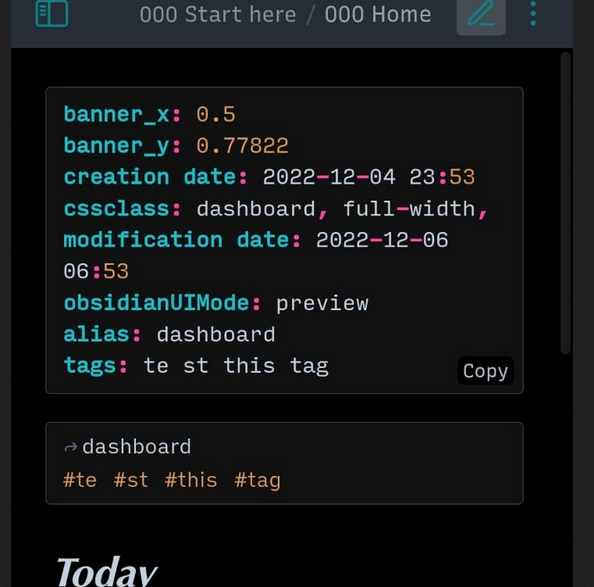 [Bug]: YAML-Keys trimmed in Reading mode and yaml-tags no longer visually separated from rest of ...