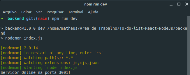 GitHub - MatheusAraujoDev/To-do-list-React-NodeJs: Uma Lista de Tarefas para gerenciar seu dia a ...