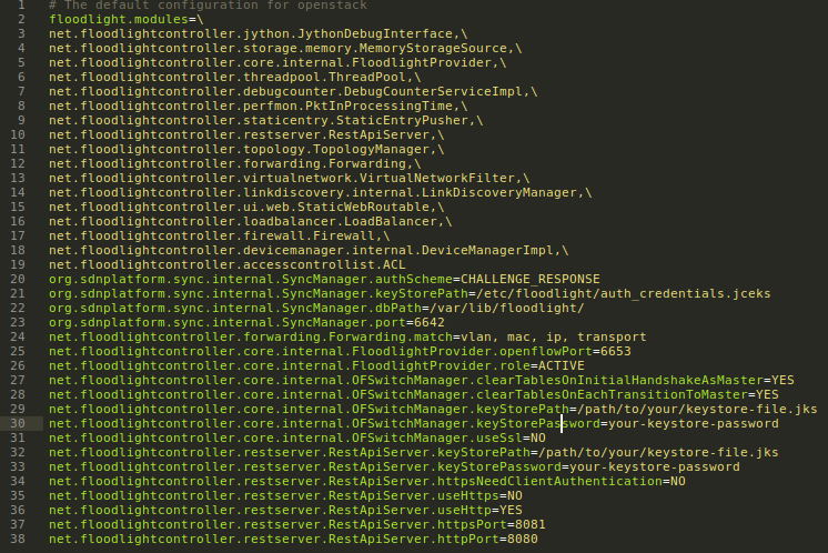 Floodlight forwarding module not working while floodlight load VirtualNetworkFilter module ...
