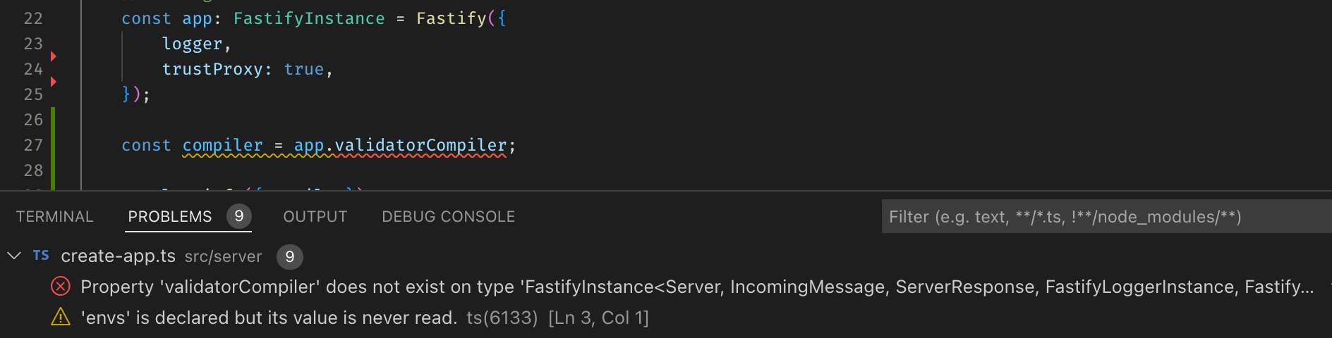 There are no type descriptions for server properties · Issue #3942 · fastify/fastify · GitHub