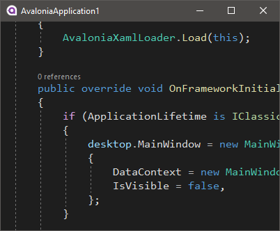 How to start app with MainWindow completely hidden? · AvaloniaUI Avalonia · Discussion #10102 ...