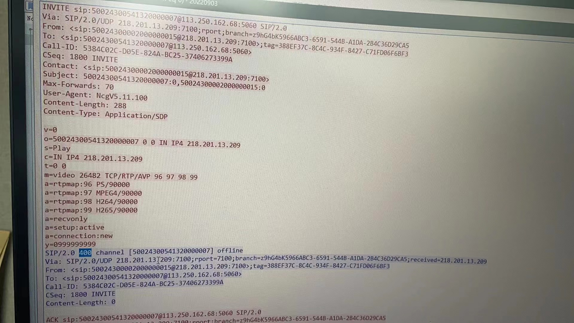 级联平台发起点播，wvp返回400 · Issue #599 · 648540858/wvp-GB28181-pro · GitHub