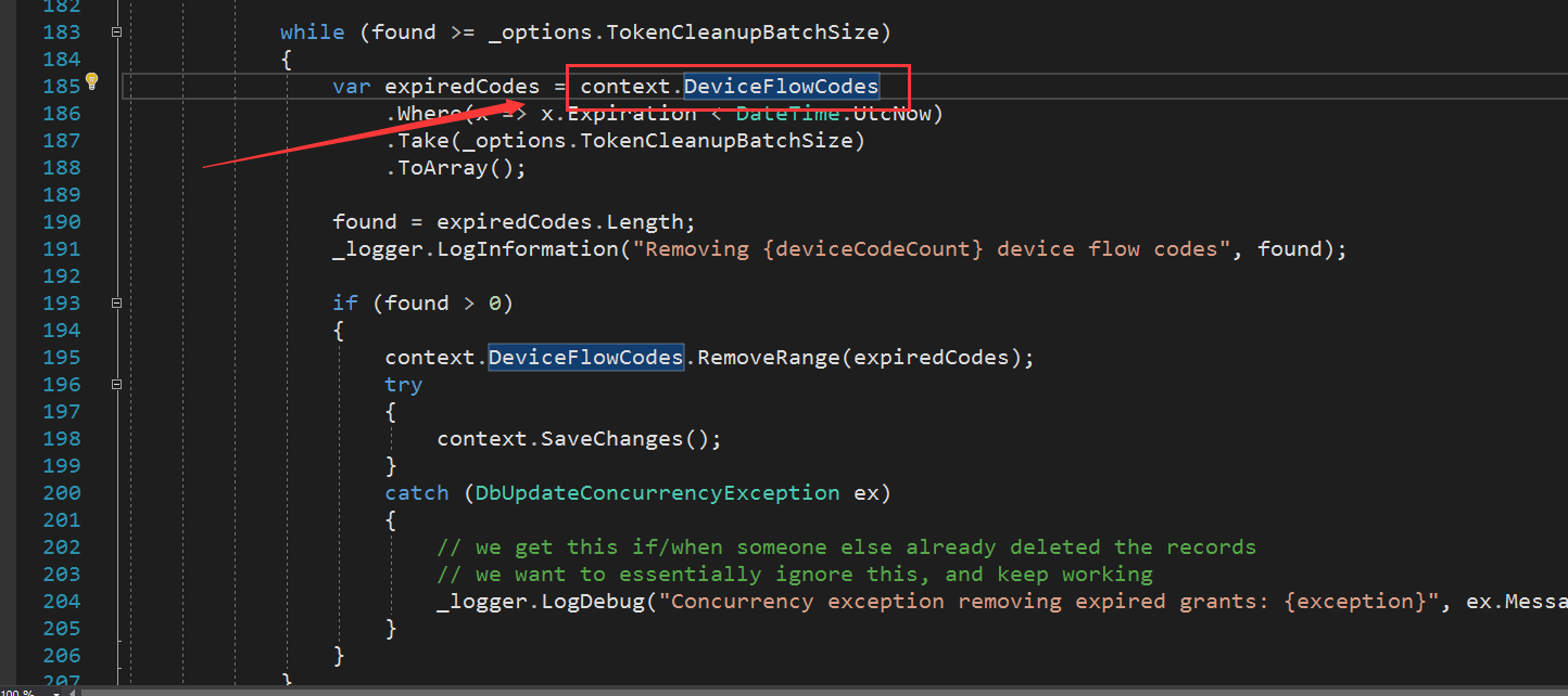 Exception removing expired grants: object 'DeviceCodes' invalid · Issue #3725 · DuendeArchive ...