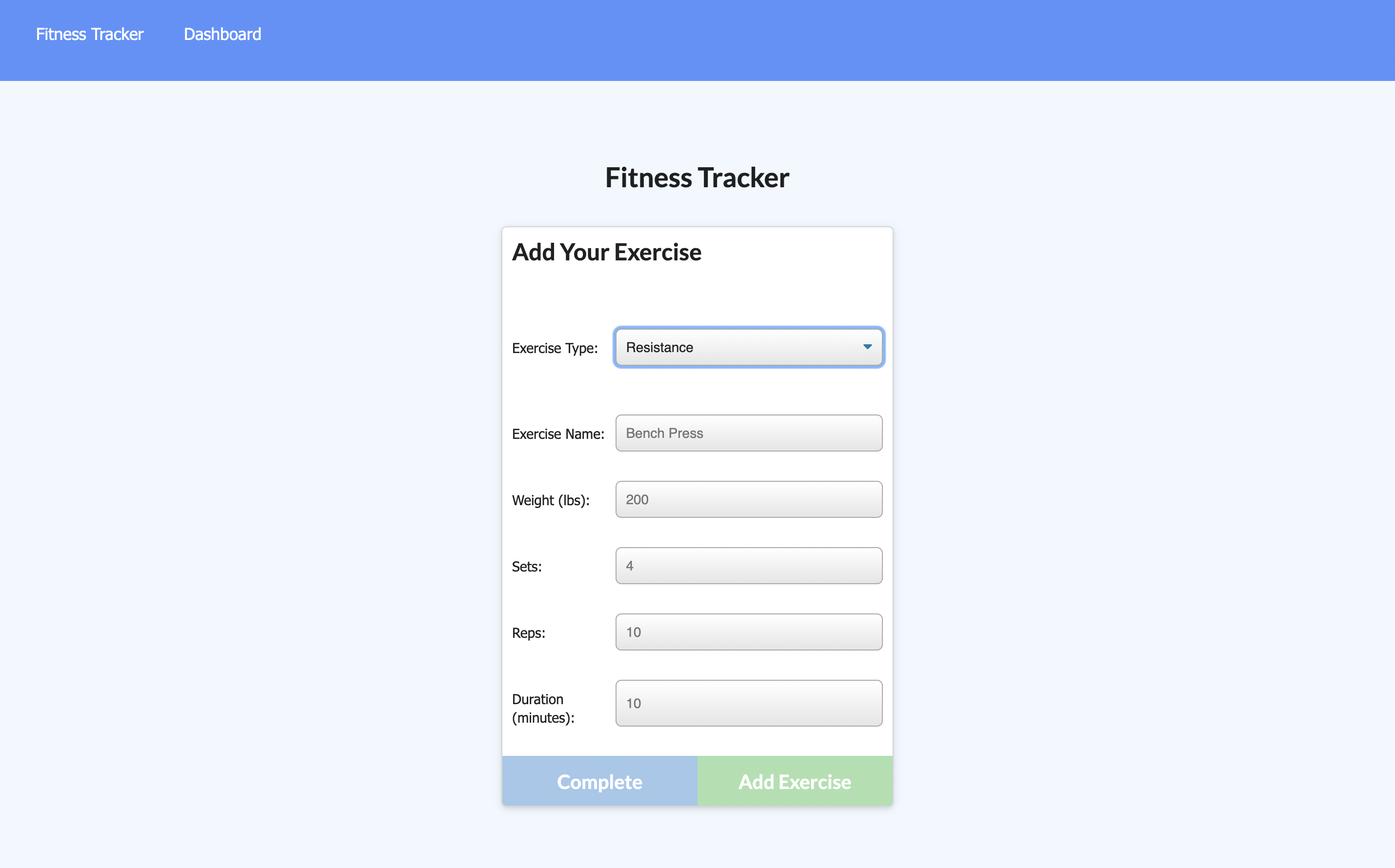 Github Arnetripolone Workout Tracker