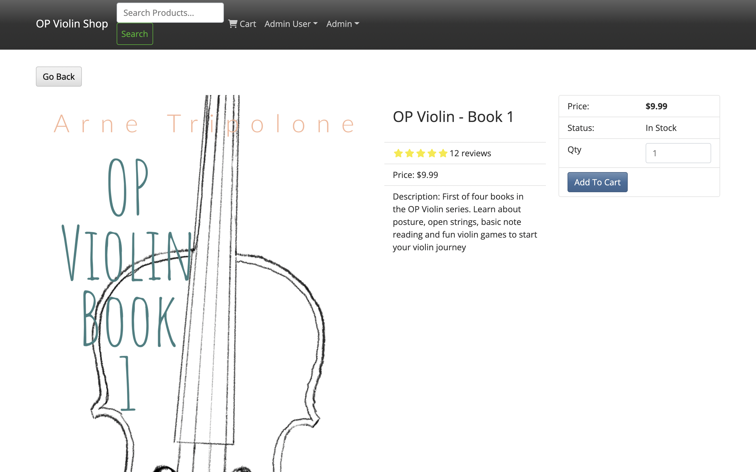 GitHub - ArneTripolone/op-violin-shop