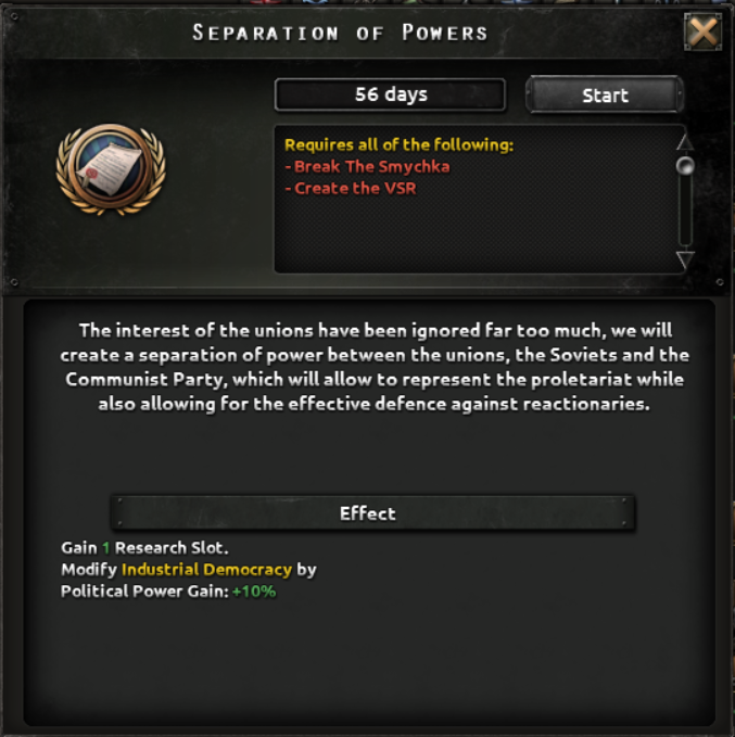 Sov Typos In Focus Separation Of Powers · Issue 20718 · Kaiserreichkaiserreich 4 Bug 
