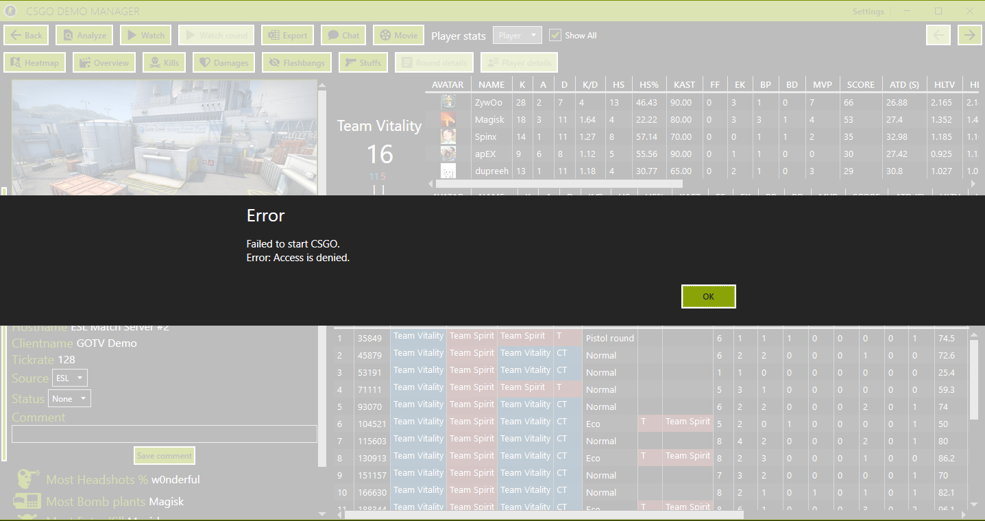 BUG : CSGO Demo manager can't open csgo · Issue #594 · akiver/cs-demo-manager · GitHub