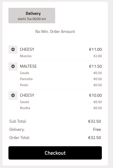 The checkout box items does not match the actual order placed · Issue ...