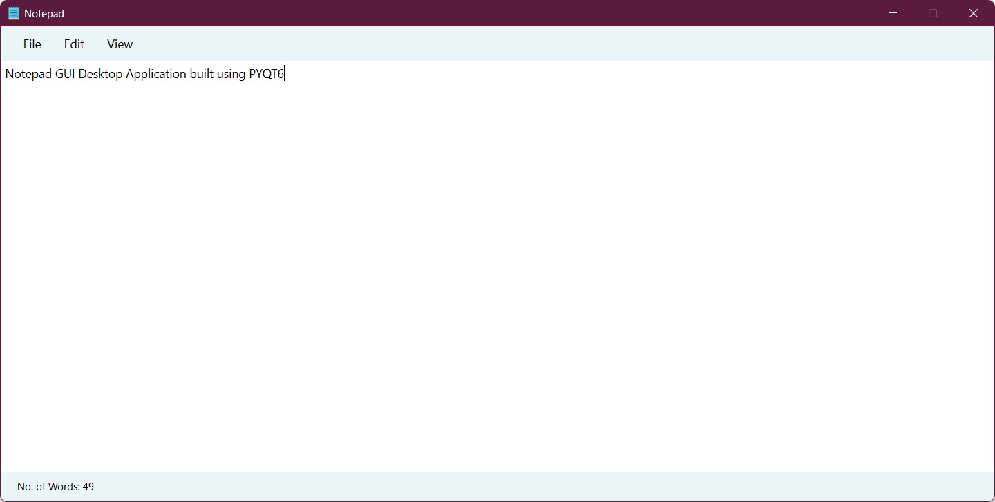 GitHub - hamza-140/Notepad: Notepad Desktop GUI Application