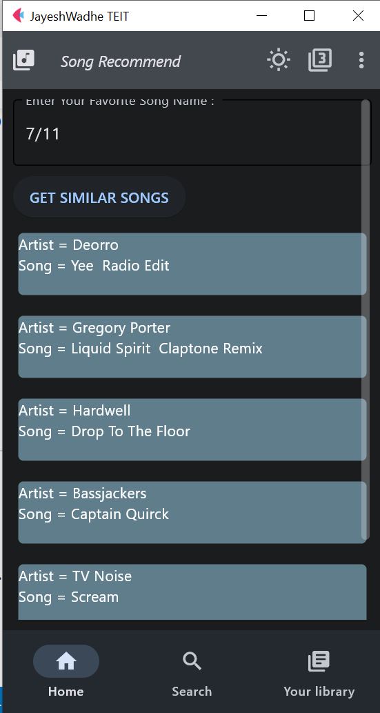 GitHub - Jayesh60/Song-recommendations-system: song recommendations system