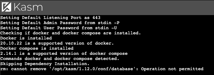 Permission Issues · Issue 16 · Linuxserver Docker Kasm · Github