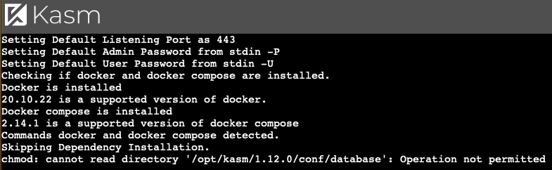 Permission Issues · Issue 16 · Linuxserver Docker Kasm · Github