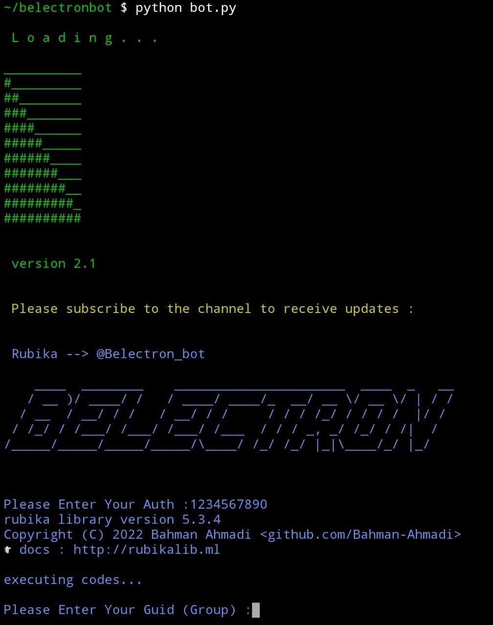 GitHub - BELECTRON13/belectronbot: This is a robot for Rubika