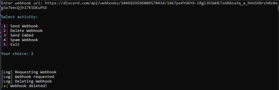 GitHub - siwusekkk/DiscordWebhookManager: Simple Discord Webhook Manager written in c#