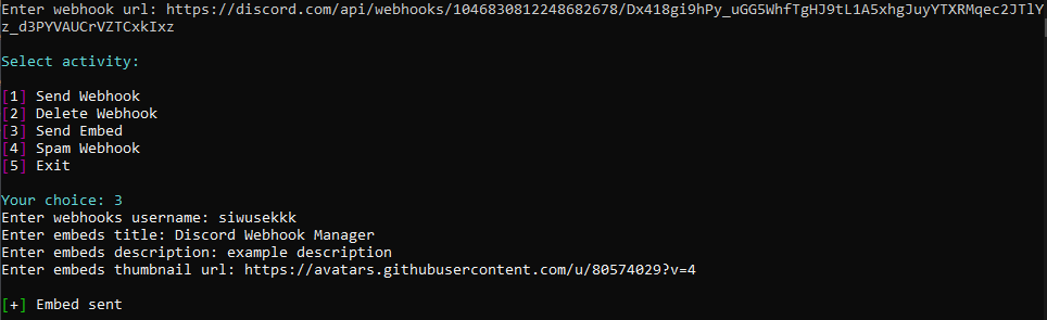 GitHub - siwusekkk/DiscordWebhookManager: Simple Discord Webhook Manager written in c#