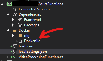 Cannot add Azure Function project to docker-compose · Issue #278 · microsoft/DockerTools · GitHub
