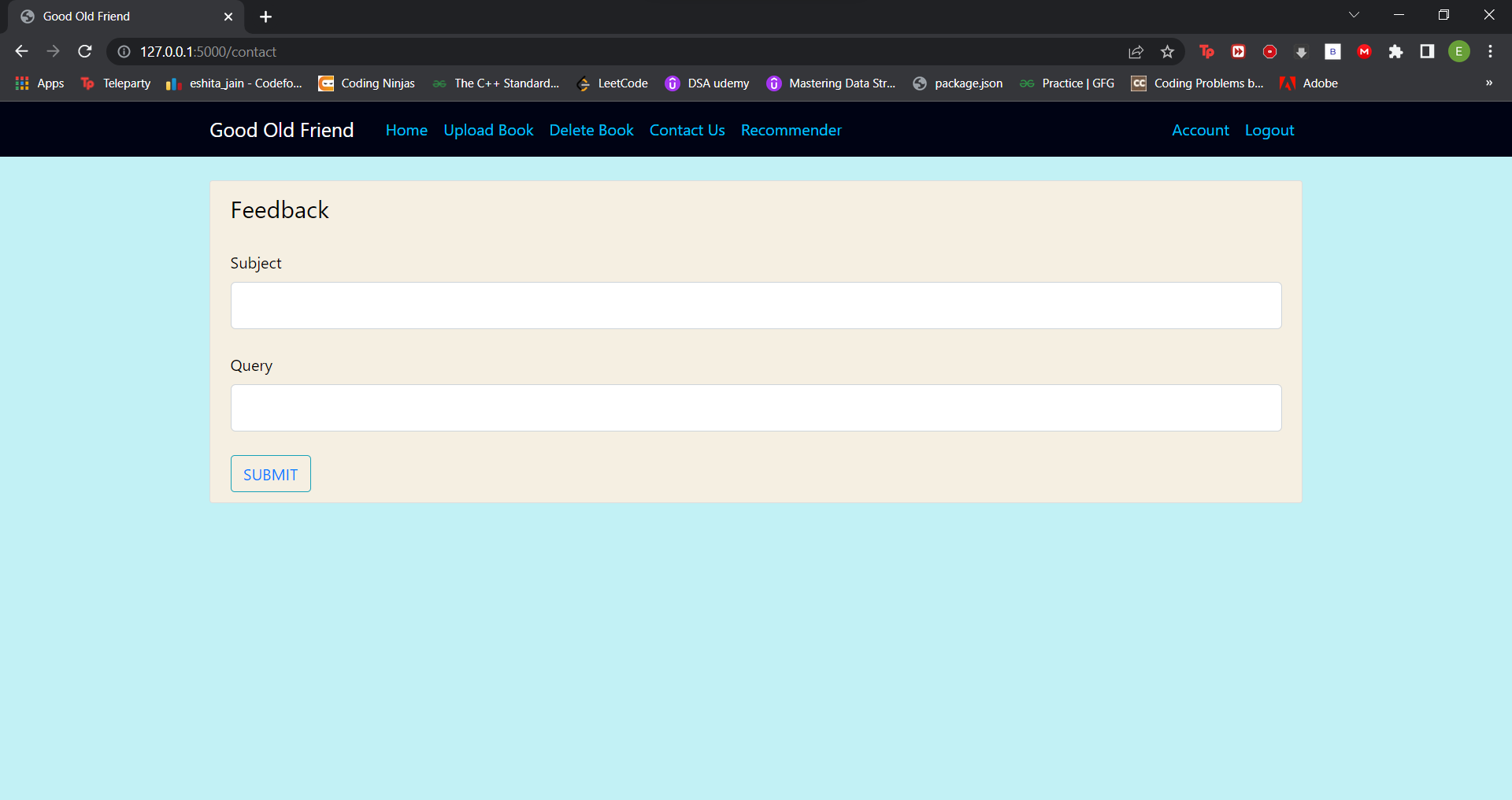 GitHub - eshita-jain/Book-Recommendation-System: Book Recommendation System- A Web app made ...