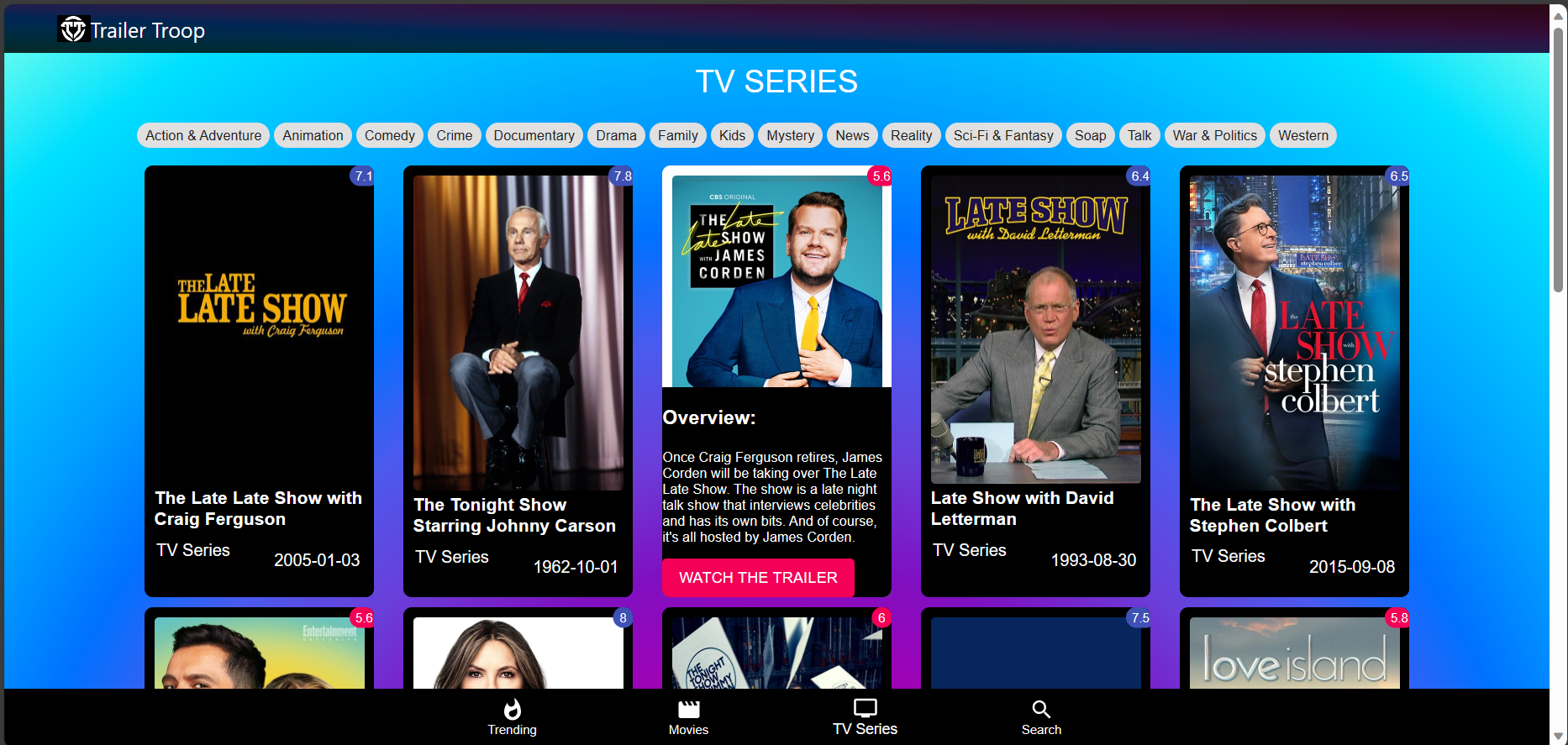 GitHub - eshita-jain/Trailer-Troop