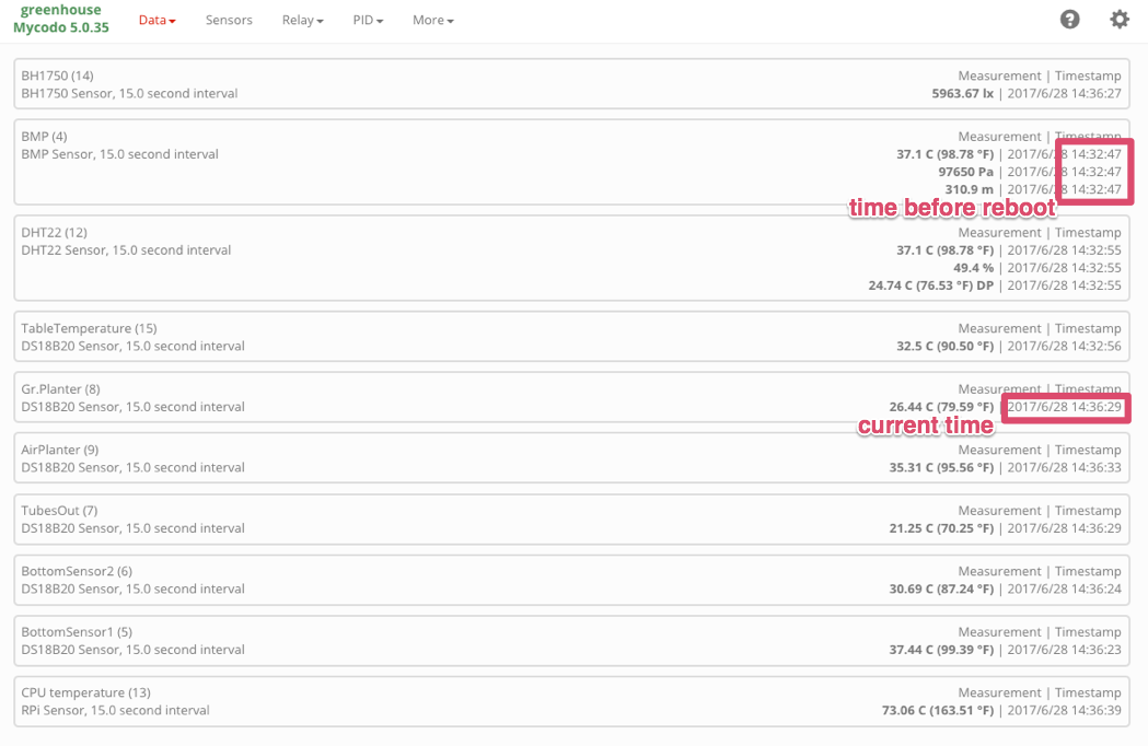 BMP and DS18B20 sensors error · Issue #261 · kizniche/Mycodo · GitHub