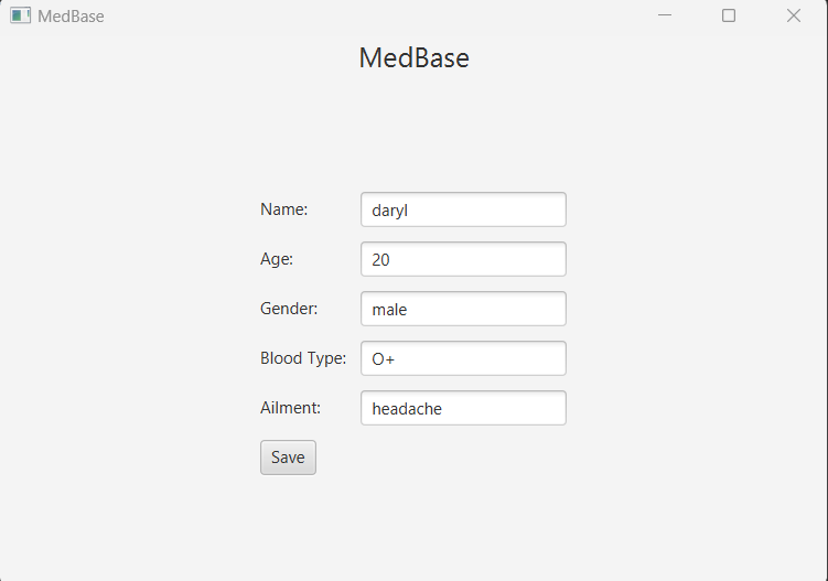 GitHub - daryl-micah/MedBase: A patient details storing app