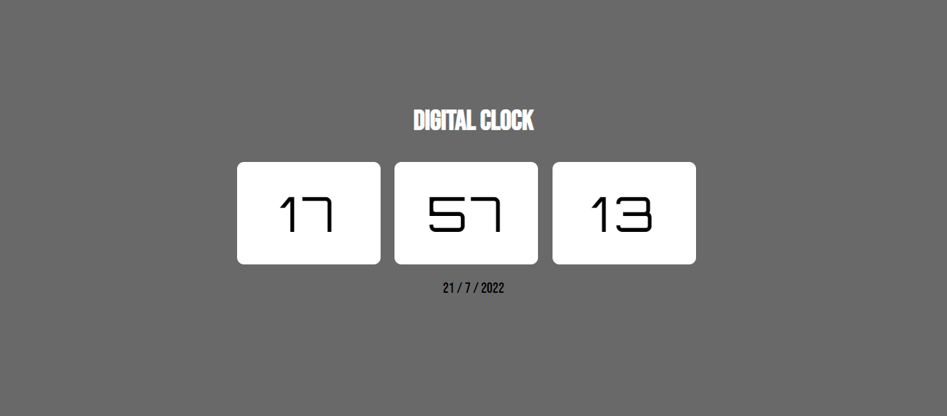 GitHub - GizemCimen/DigitalClock